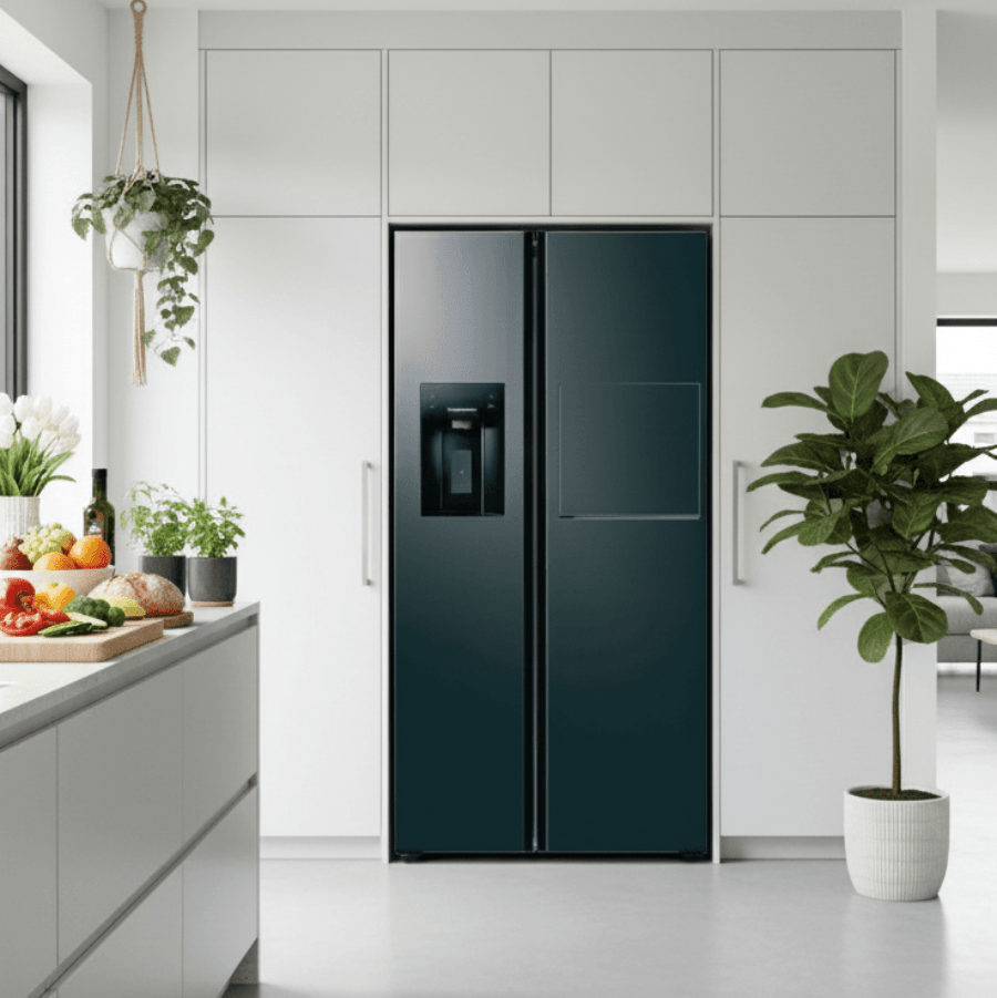 JVC 730 Litre Side by Side Refrigerator with Auto Ice Maker & Mini Bar